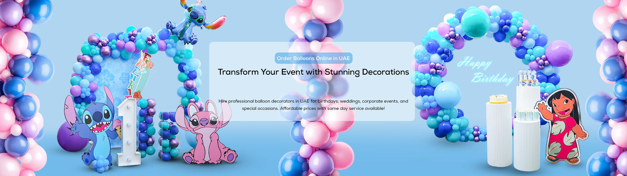 Balloon Shop Dubai 🎈 | Same-Day Balloon Delivery & Event Decoration ...